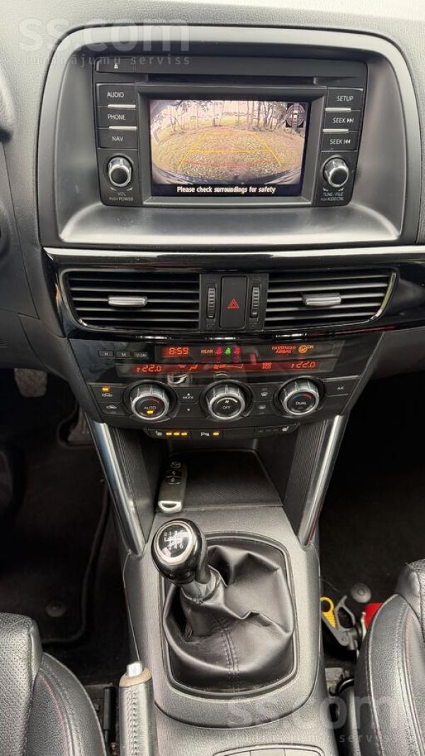 Zils Mazda CX-5 2014 Aizkraukle, ar dzinēja tilpumu 2.20 L un nobraukumu 166 tūkst. km par 7480 €, foto 7 vietnē AUTOMOTO.COM.LV