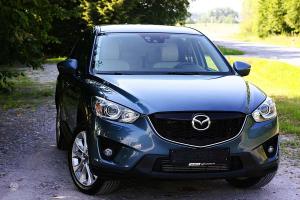 Zils Mazda CX-5 2014 Kretinga, ar dzinēja tilpumu 2.19 L un nobraukumu 193 tūkst. km par 7999 €, foto  vietnē AUTOMOTO.COM.LV