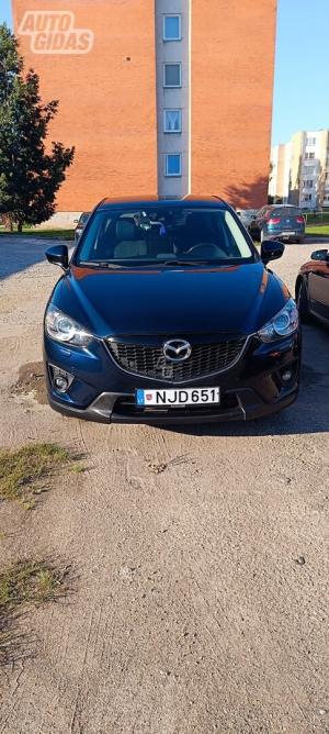 Zils Mazda CX-5 2014 Šauļi, ar dzinēja tilpumu 2.20 L un nobraukumu 210 tūkst. km par 6500 €, foto  vietnē AUTOMOTO.COM.LV