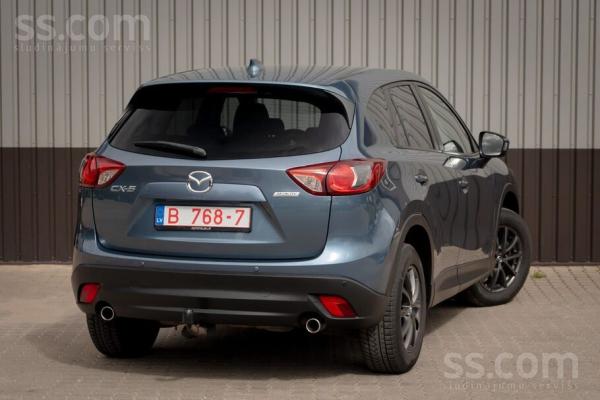 Blue Mazda CX-5 2014 in Talsi, with an engine capacity of 2.20 L and mileage of 205 thousand km for 8950 €, photo 7 on AUTOMOTO.COM.LV