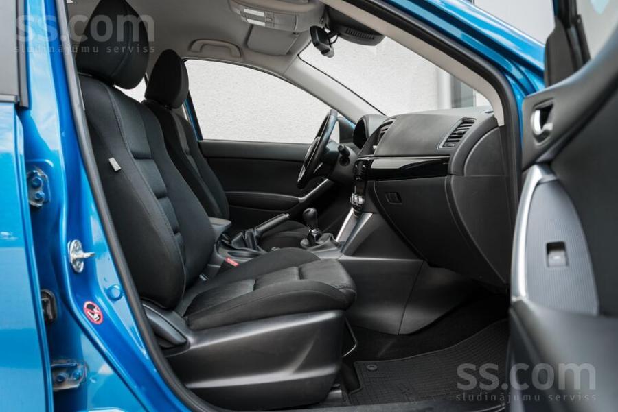 Blue Mazda CX-5 2014 in Riga, with an engine capacity of 2.00 L and mileage of 224 thousand km for 6750 €, photo 11 on AUTOMOTO.COM.LV