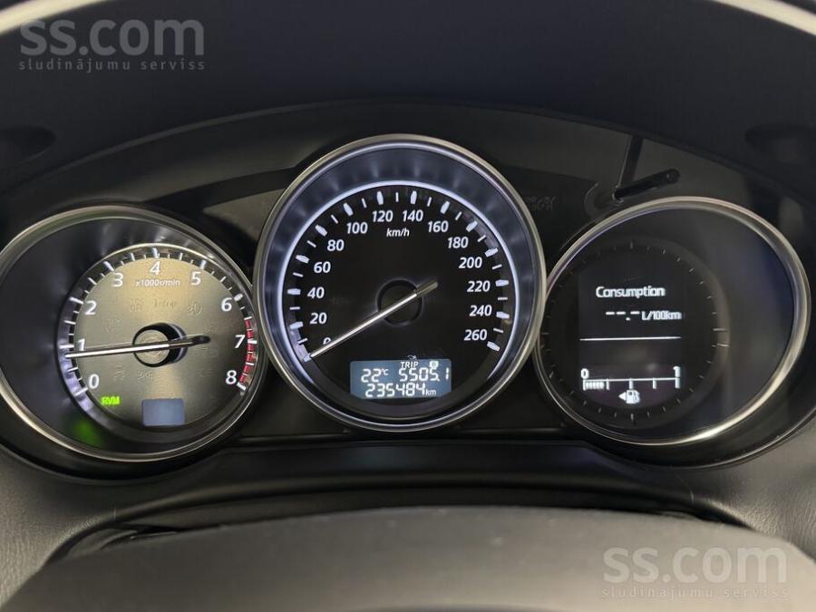 Blue Mazda CX-5 2014 in Jurmala, with an engine capacity of 2.00 L and mileage of 235 thousand km for 9750 €, photo 26 on AUTOMOTO.COM.LV