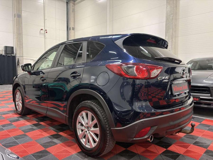 Blue Mazda CX-5 2014 in Vilnius, with an engine capacity of 2.19 L and mileage of 168 thousand km for 7490 €, photo 7 on AUTOMOTO.COM.LV
