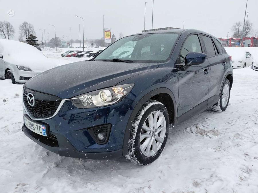 Zils Mazda CX-5 2015 Klaipėda, ar dzinēja tilpumu 2.20 L un nobraukumu 199 tūkst. km par 8850 €, foto 1 vietnē AUTOMOTO.COM.LV