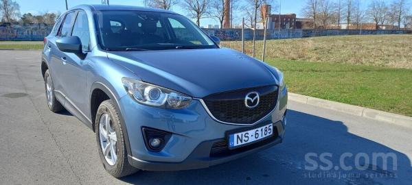 Zils Mazda CX-5 2015 Liepāja, ar dzinēja tilpumu 2.20 L un nobraukumu 204 tūkst. km par 7500 €, foto 2 vietnē AUTOMOTO.COM.LV