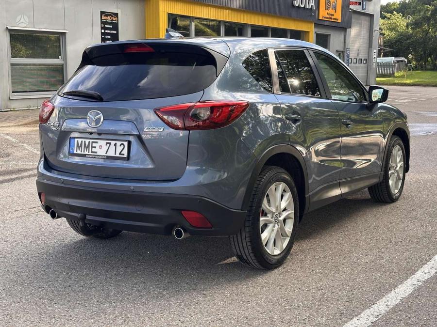 Zils Mazda CX-5 2015 Jonava, ar dzinēja tilpumu 2.19 L un nobraukumu 287 tūkst. km par 8999 €, foto 14 vietnē AUTOMOTO.COM.LV