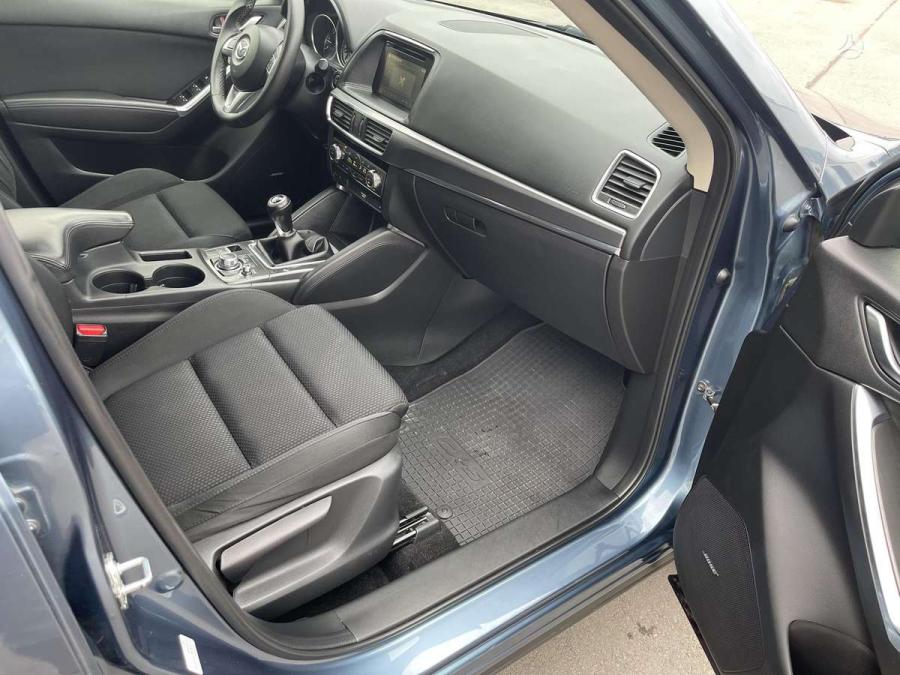 Blue Mazda CX-5 2015 in Marijampole, with an engine capacity of 2.19 L and mileage of 187 thousand km for 7800 €, photo 13 on AUTOMOTO.COM.LV