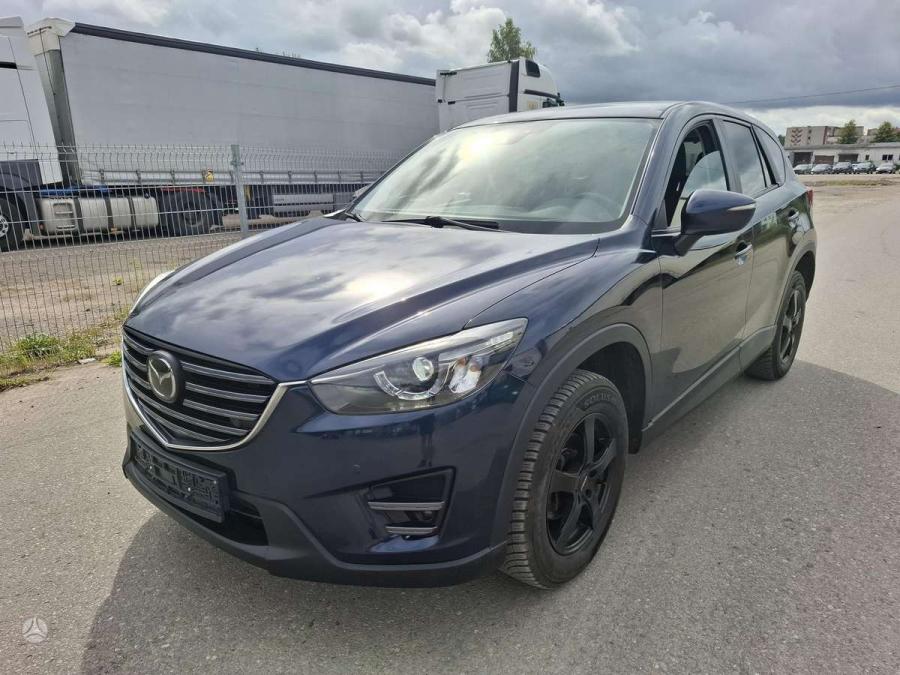 Zils Mazda CX-5 2015 Prienai, ar dzinēja tilpumu 2.20 L un nobraukumu 192 tūkst. km par 7550 €, foto 1 vietnē AUTOMOTO.COM.LV