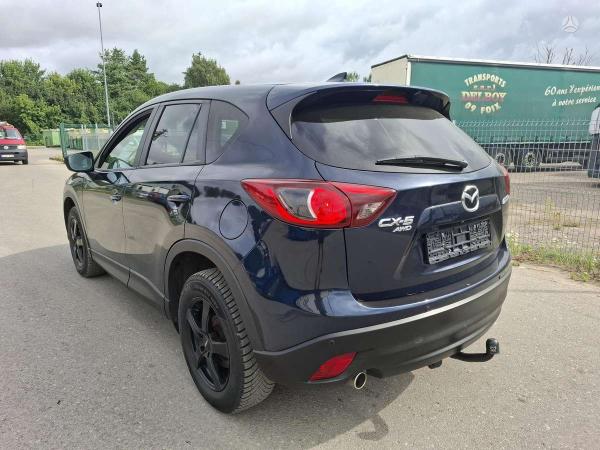 Blue Mazda CX-5 2015 in Prienai, with an engine capacity of 2.20 L and mileage of 192 thousand km for 7550 €, photo 4 on AUTOMOTO.COM.LV