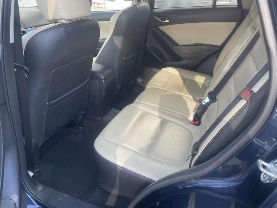Zils Mazda CX-5 2015 Panevēža, ar dzinēja tilpumu 2.19 L un nobraukumu 177 tūkst. km par 8150 €, foto 14 vietnē AUTOMOTO.COM.LV