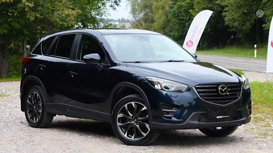 Blue Mazda CX-5 2015 in Kretinga, with an engine capacity of 2.19 L and mileage of 191 thousand km for 8599 €, photo 3 on AUTOMOTO.COM.LV