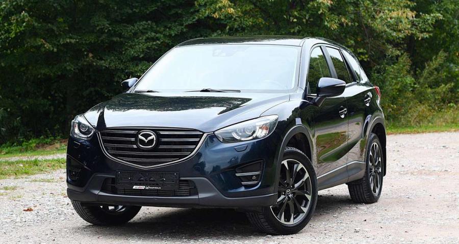 Blue Mazda CX-5 2015 in Kretinga, with an engine capacity of 2.19 L and mileage of 191 thousand km for 8599 €, photo 8 on AUTOMOTO.COM.LV