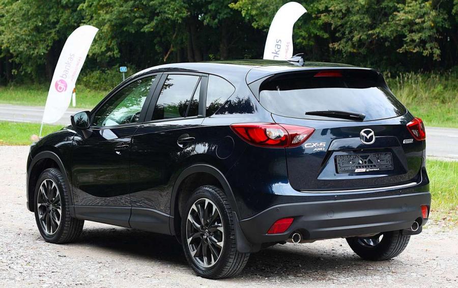 Blue Mazda CX-5 2015 in Kretinga, with an engine capacity of 2.19 L and mileage of 191 thousand km for 8599 €, photo 14 on AUTOMOTO.COM.LV