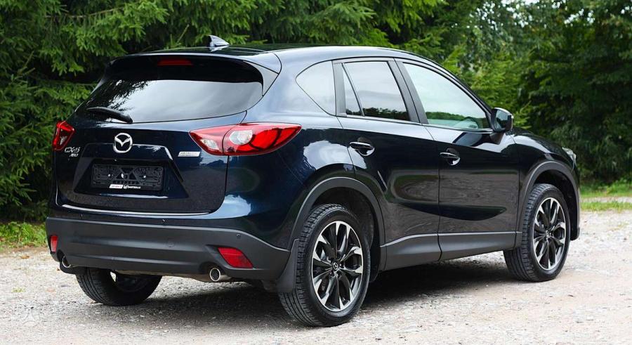 Blue Mazda CX-5 2015 in Kretinga, with an engine capacity of 2.19 L and mileage of 191 thousand km for 8599 €, photo 21 on AUTOMOTO.COM.LV