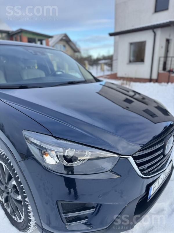 Blue Mazda CX-5 2016 in Talsi, with an engine capacity of 2.20 L and mileage of 207 thousand km for 9500 €, photo 2 on AUTOMOTO.COM.LV