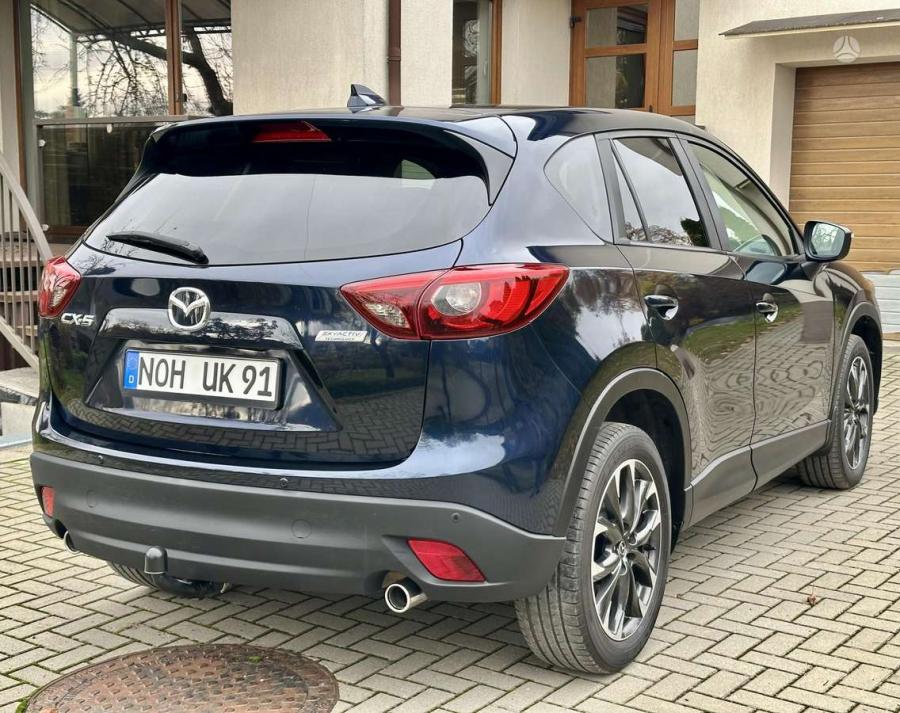 Blue Mazda CX-5 2016 in Kaunas, with an engine capacity of 2.19 L and mileage of 178 thousand km for 9490 €, photo 3 on AUTOMOTO.COM.LV