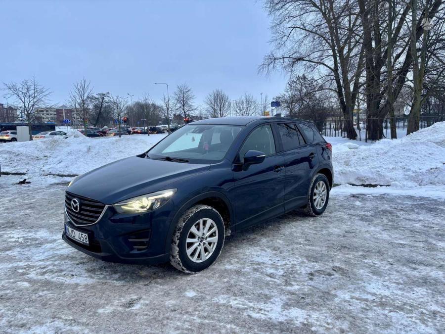Zils Mazda CX-5 2016 Klaipėda, ar dzinēja tilpumu 2.19 L un nobraukumu 260 tūkst. km par 10000 €, foto 1 vietnē AUTOMOTO.COM.LV