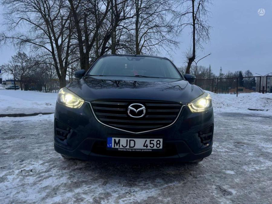 Zils Mazda CX-5 2016 Klaipėda, ar dzinēja tilpumu 2.19 L un nobraukumu 260 tūkst. km par 10000 €, foto 3 vietnē AUTOMOTO.COM.LV