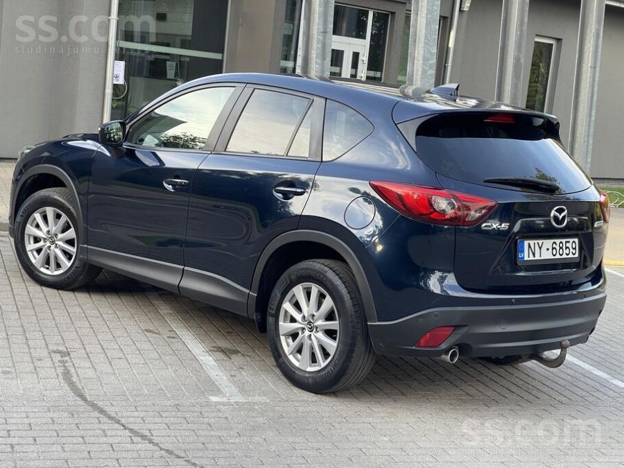 Blue Mazda CX-5 2016 in Jurmala, with an engine capacity of 2.20 L and mileage of 0 thousand km for 9250 €, photo 8 on AUTOMOTO.COM.LV