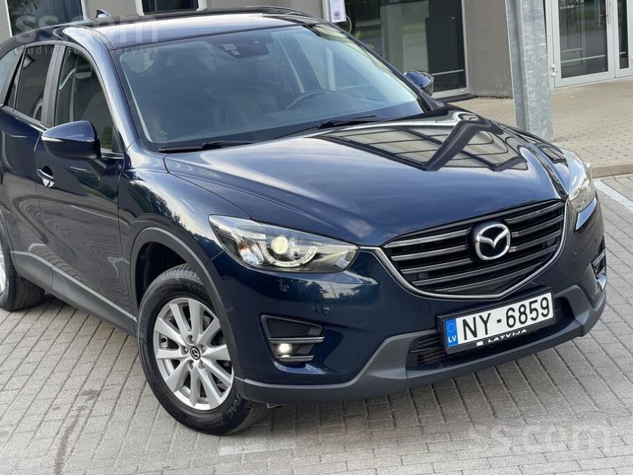 Blue Mazda CX-5 2016 in Jurmala, with an engine capacity of 2.20 L and mileage of 0 thousand km for 9250 €, photo 12 on AUTOMOTO.COM.LV