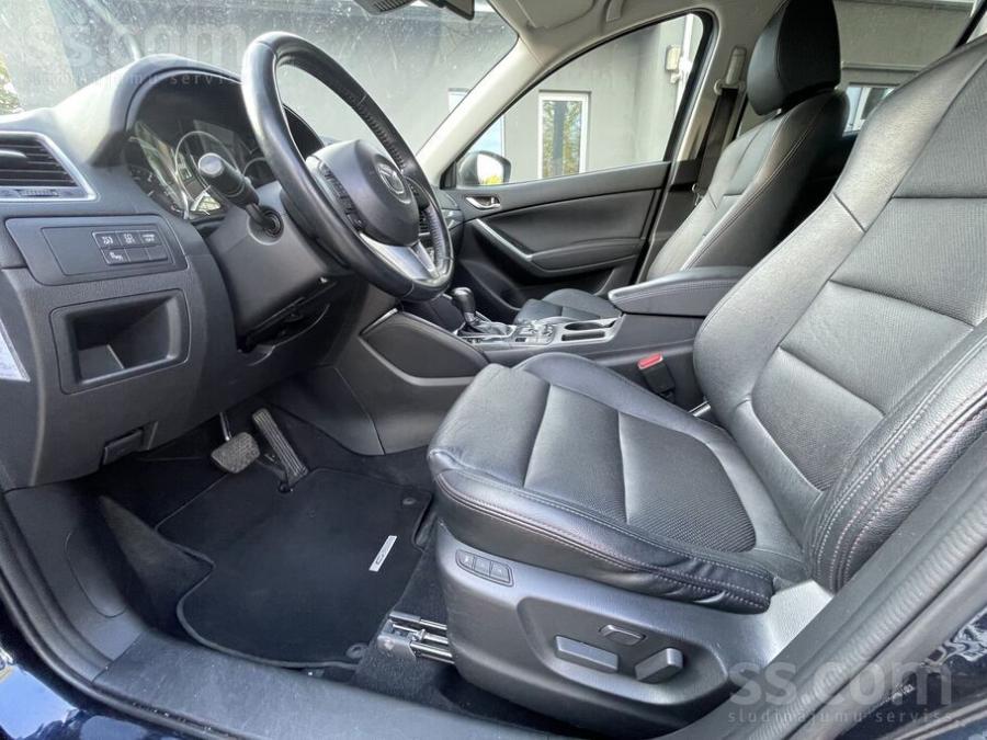 Blue Mazda CX-5 2016 in Jurmala, with an engine capacity of 2.20 L and mileage of 0 thousand km for 9250 €, photo 22 on AUTOMOTO.COM.LV
