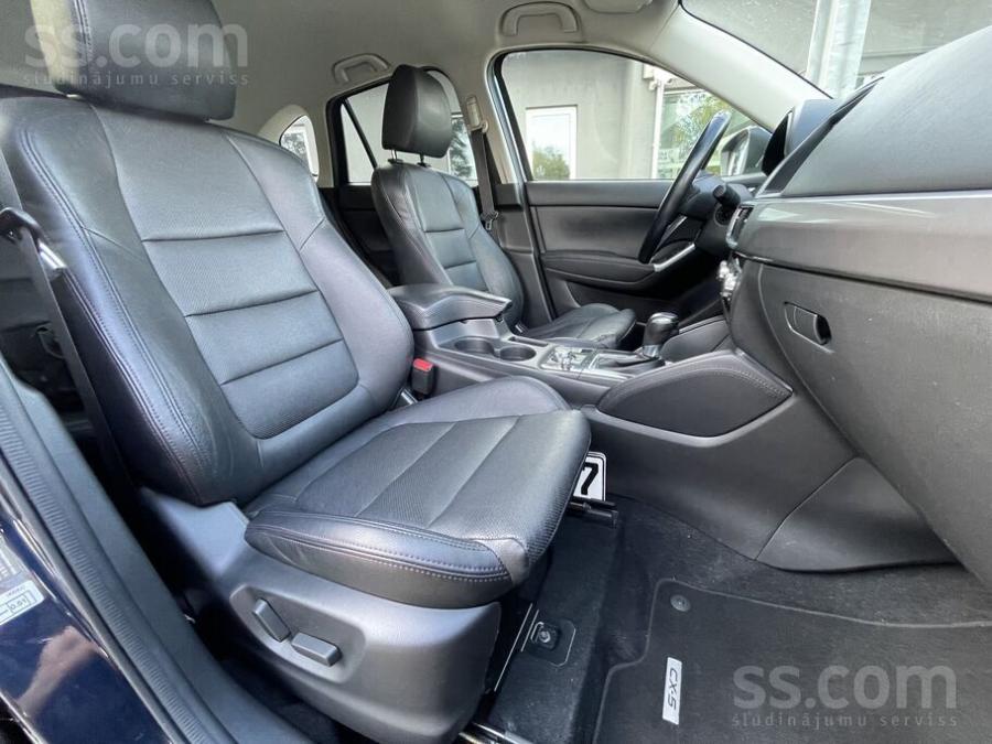Blue Mazda CX-5 2016 in Jurmala, with an engine capacity of 2.20 L and mileage of 0 thousand km for 9250 €, photo 34 on AUTOMOTO.COM.LV