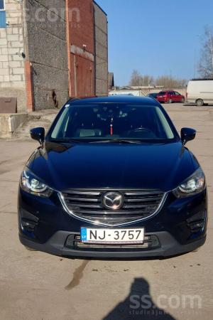 Blue Mazda CX-5 2016 in Daugavpils, with an engine capacity of 2.20 L and mileage of 198 thousand km for 9100 €, photo  on AUTOMOTO.COM.LV