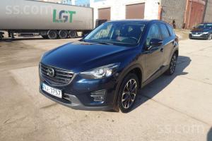 Zils Mazda CX-5 2016 Daugavpils, ar dzinēja tilpumu 2.20 L un nobraukumu 198 tūkst. km par 9100 €, foto 3 vietnē AUTOMOTO.COM.LV