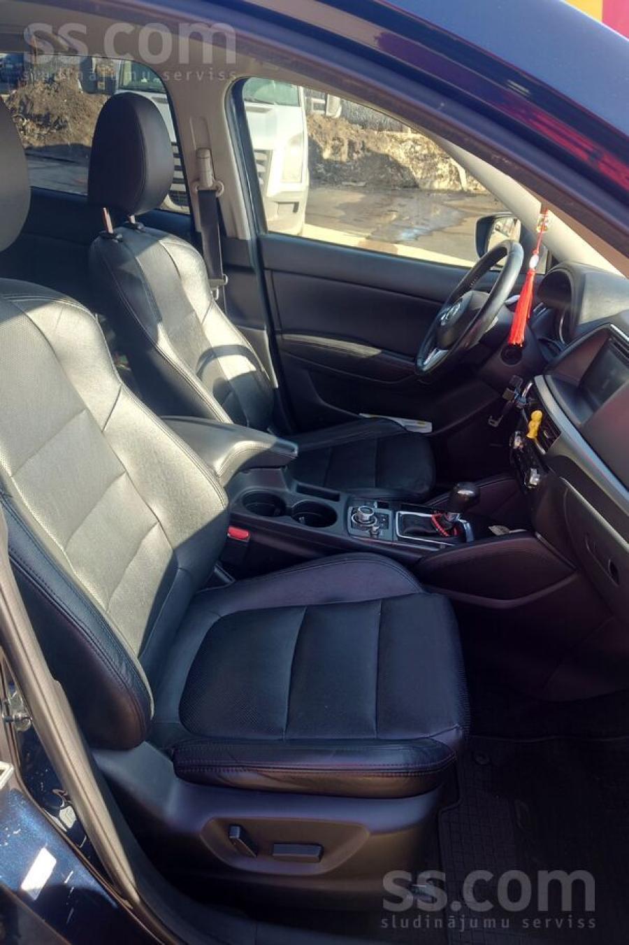 Zils Mazda CX-5 2016 Daugavpils, ar dzinēja tilpumu 2.20 L un nobraukumu 198 tūkst. km par 9100 €, foto 5 vietnē AUTOMOTO.COM.LV