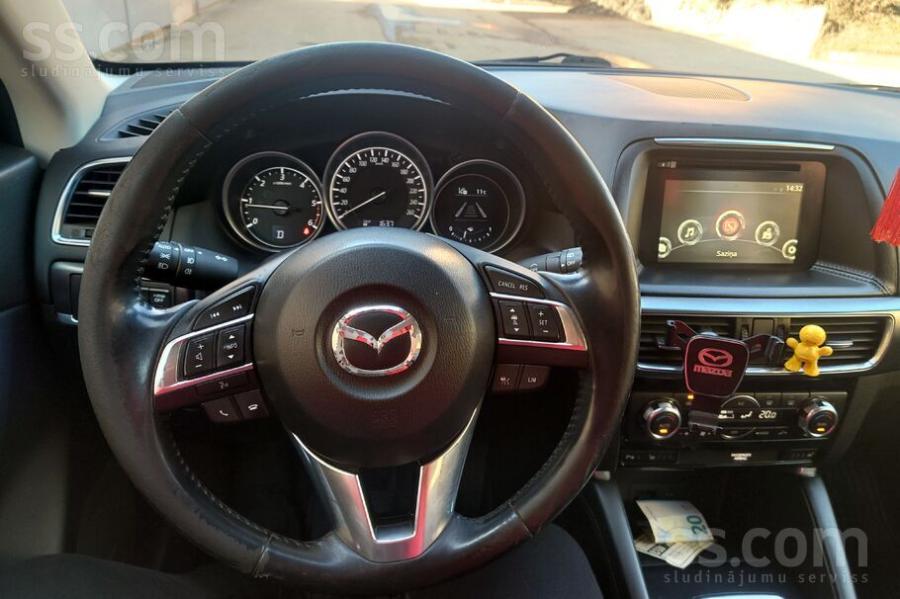 Zils Mazda CX-5 2016 Daugavpils, ar dzinēja tilpumu 2.20 L un nobraukumu 198 tūkst. km par 9100 €, foto 7 vietnē AUTOMOTO.COM.LV