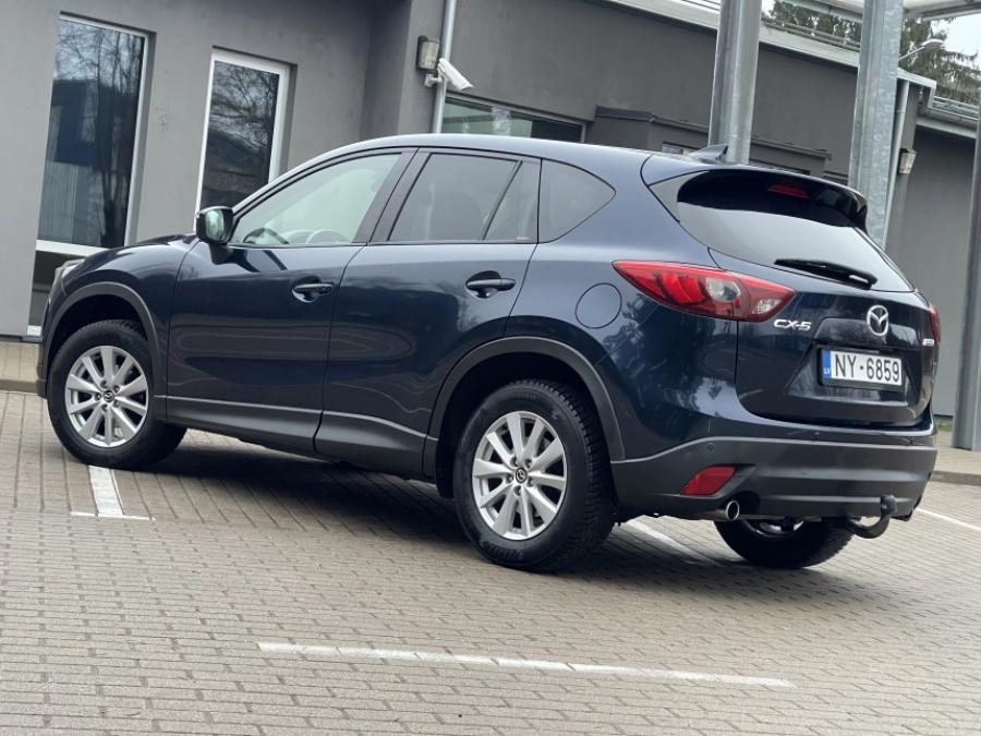 Blue Mazda CX-5 2016 in Riga, with an engine capacity of 2.20 L and mileage of 215 thousand km for 12450 €, photo 21 on AUTOMOTO.COM.LV