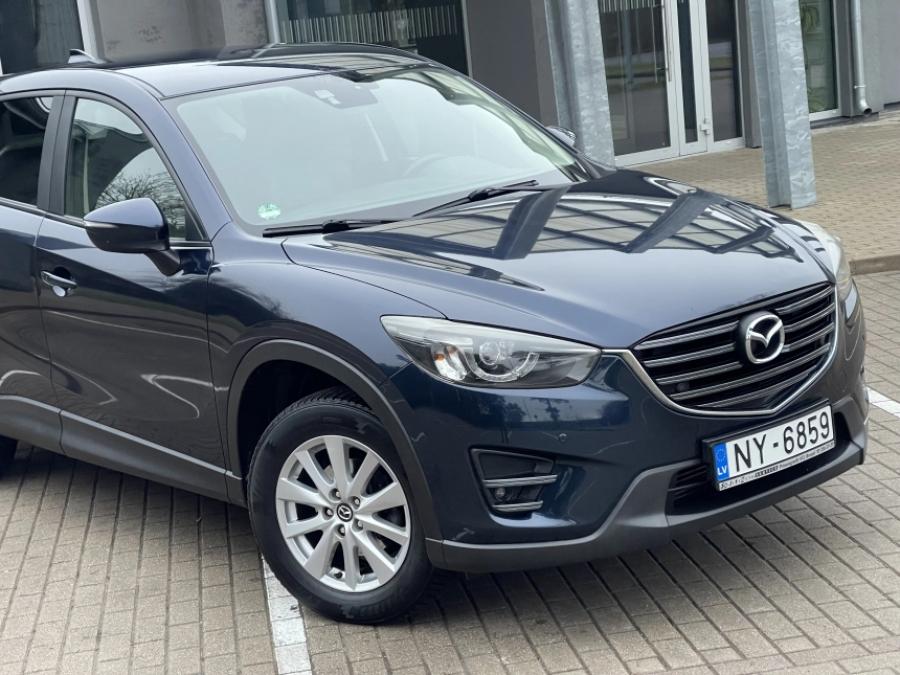 Blue Mazda CX-5 2016 in Riga, with an engine capacity of 2.20 L and mileage of 215 thousand km for 12450 €, photo 23 on AUTOMOTO.COM.LV