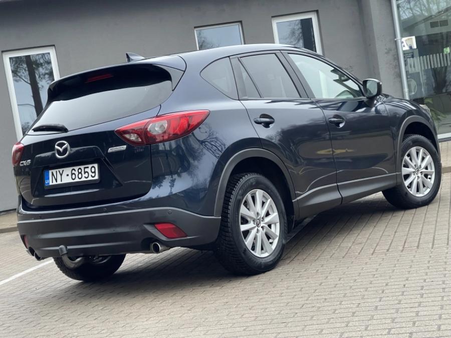 Blue Mazda CX-5 2016 in Riga, with an engine capacity of 2.20 L and mileage of 215 thousand km for 12450 €, photo 26 on AUTOMOTO.COM.LV