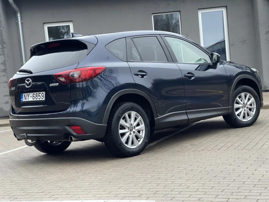 Blue Mazda CX-5 2016 in Riga, with an engine capacity of 2.20 L and mileage of 215 thousand km for 12450 €, photo 28 on AUTOMOTO.COM.LV