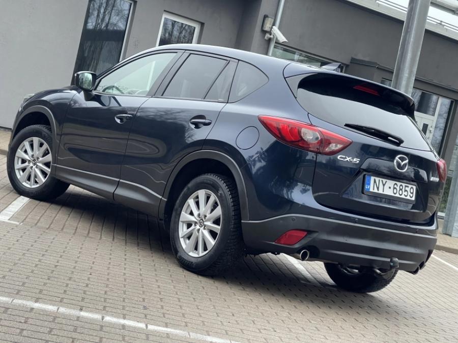 Blue Mazda CX-5 2016 in Riga, with an engine capacity of 2.20 L and mileage of 215 thousand km for 12450 €, photo 30 on AUTOMOTO.COM.LV
