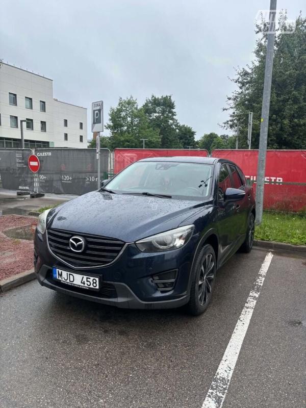 Blue Mazda CX-5 2016 in Klaipeda, with an engine capacity of 2.20 L and mileage of 260 thousand km for 8000 €, photo 1 on AUTOMOTO.COM.LV