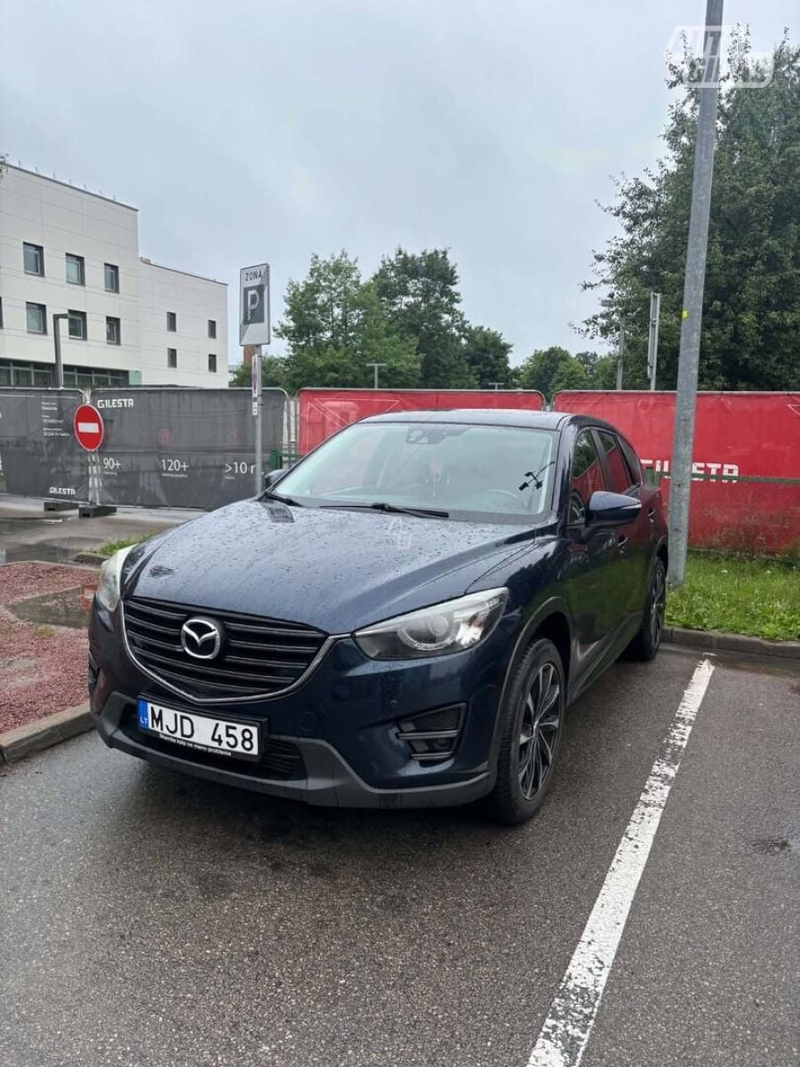 Blue Mazda CX-5 2016 in Klaipeda, with an engine capacity of 2.20 L and mileage of 260 thousand km for 8000 €, photo 1 on AUTOMOTO.COM.LV