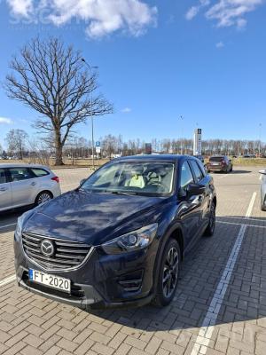 Blue Mazda CX-5 2016 in Riga, with an engine capacity of 2.20 L and mileage of 209 thousand km for 8300 €, photo  on AUTOMOTO.COM.LV