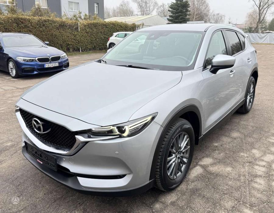 Zils Mazda CX-5 2017 Panevēža, ar dzinēja tilpumu 2.19 L un nobraukumu 186 tūkst. km par 10300 €, foto 1 vietnē AUTOMOTO.COM.LV