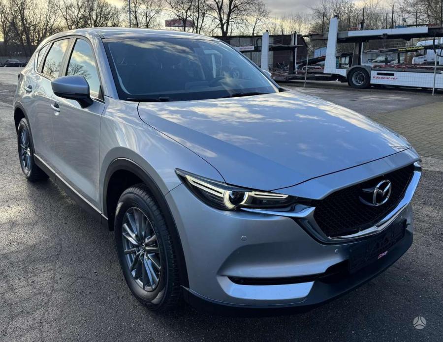 Zils Mazda CX-5 2017 Panevēža, ar dzinēja tilpumu 2.19 L un nobraukumu 185 tūkst. km par 9900 €, foto 1 vietnē AUTOMOTO.COM.LV