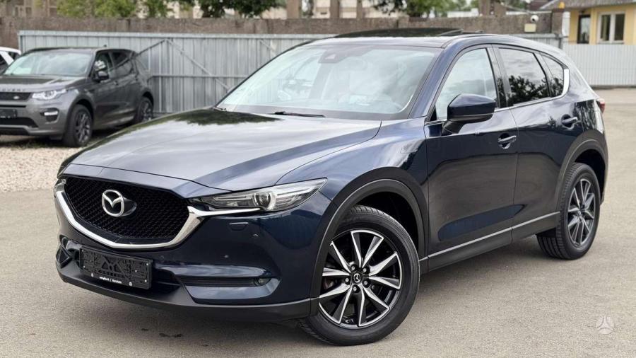 Blue Mazda CX-5 2017 in Telschi, with an engine capacity of 2.19 L and mileage of 192 thousand km for 14700 €, photo 3 on AUTOMOTO.COM.LV