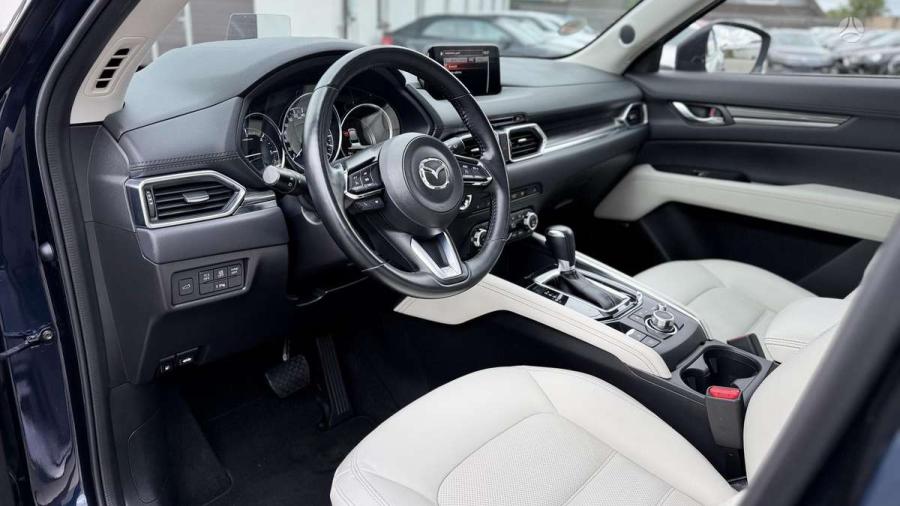 Blue Mazda CX-5 2017 in Telschi, with an engine capacity of 2.19 L and mileage of 192 thousand km for 14700 €, photo 13 on AUTOMOTO.COM.LV