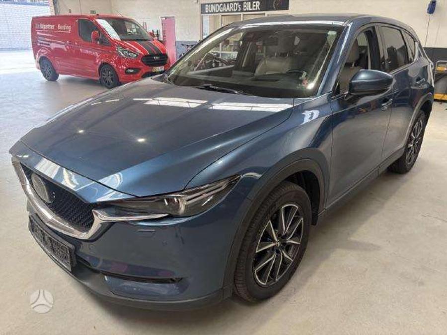 Zils Mazda CX-5 2018 Kauņa, ar dzinēja tilpumu 2.19 L un nobraukumu 164 tūkst. km par 13999 €, foto 4 vietnē AUTOMOTO.COM.LV