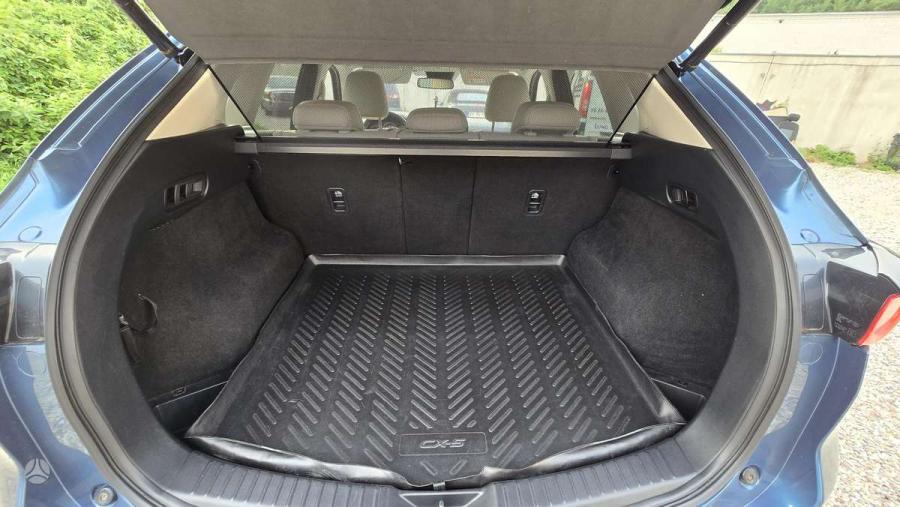 Blue Mazda CX-5 2018 in Kaunas, with an engine capacity of 2.19 L and mileage of 164 thousand km for 13499 €, photo 21 on AUTOMOTO.COM.LV