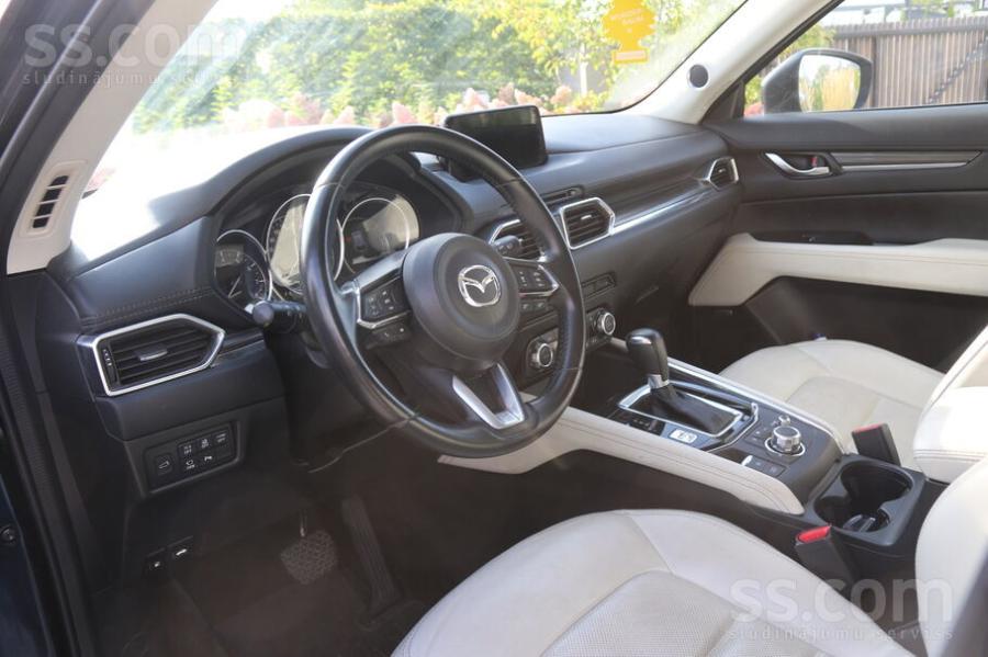 Zils Mazda CX-5 2019 Jelgava, ar dzinēja tilpumu 2.50 L un nobraukumu 62 tūkst. km par 16200 €, foto 6 vietnē AUTOMOTO.COM.LV