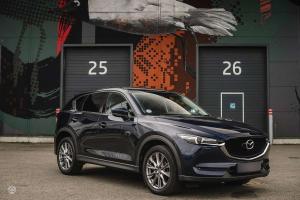 Zils Mazda CX-5 2019 Kauņa, ar dzinēja tilpumu 2.49 L un nobraukumu 109 tūkst. km par 19500 €, foto  vietnē AUTOMOTO.COM.LV