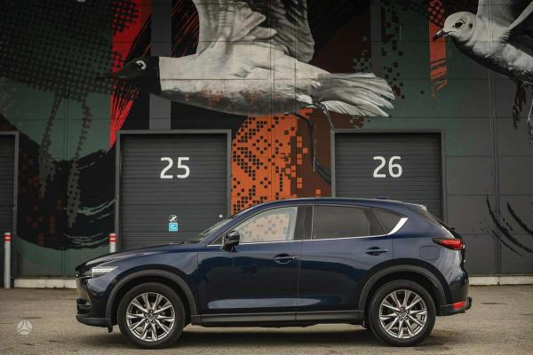 Zils Mazda CX-5 2019 Kauņa, ar dzinēja tilpumu 2.49 L un nobraukumu 109 tūkst. km par 19500 €, foto 6 vietnē AUTOMOTO.COM.LV