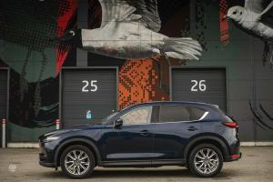 Blue Mazda CX-5 2019 in Kaunas, with an engine capacity of 2.49 L and mileage of 109 thousand km for 19500 €, photo 6 on AUTOMOTO.COM.LV