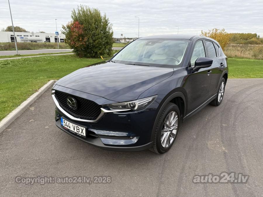 Blue Mazda CX-5 2020 in Tallinn, with an engine capacity of 2.50 L and mileage of 92 thousand km for 21900 €, photo 1 on AUTOMOTO.COM.LV