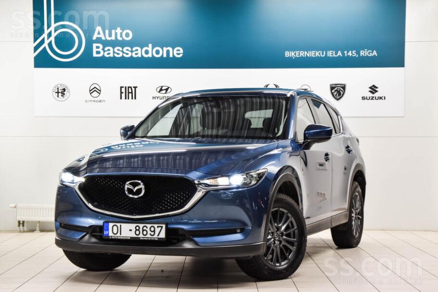 Zils Mazda CX-5 2021 Rīga, ar dzinēja tilpumu 2.00 L un nobraukumu 31 tūkst. km par 20990 €, foto 1 vietnē AUTOMOTO.COM.LV